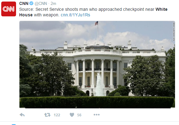 Breaking White House On Lockdown Shots Fired Mrctv